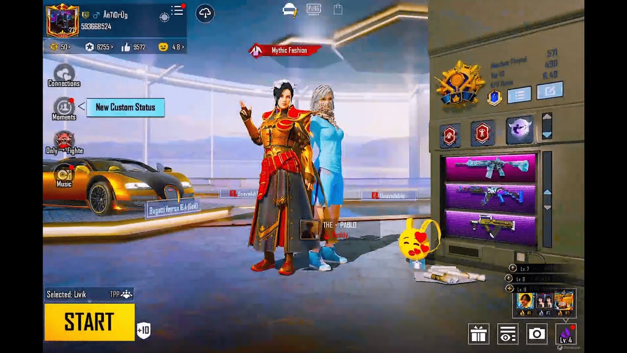 60 Mythic | The Smooth Hitman Set |S9 To M22 Max | 11x GUNLAB | Bugatti ...