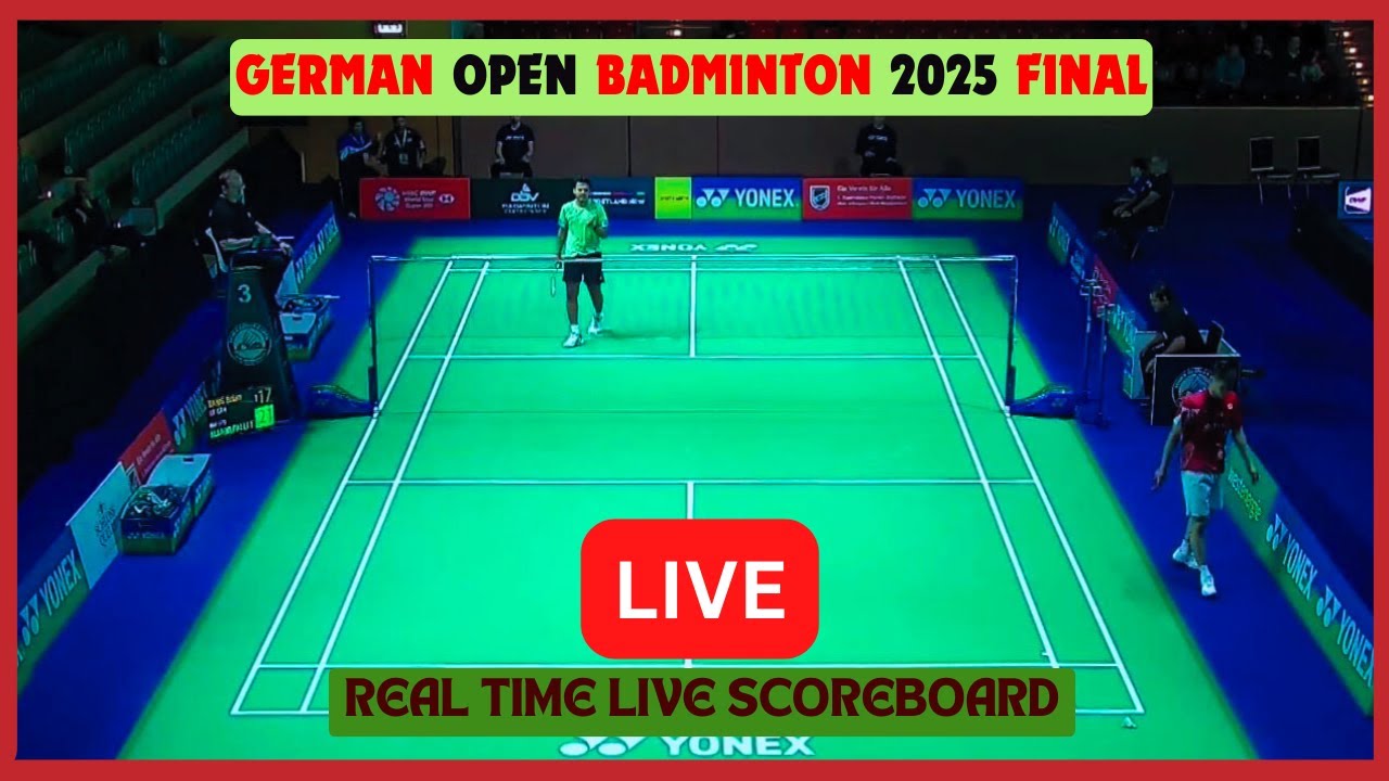 2025 German Open Badminton LIVE Score UPDATE Today Final Matches Mar 02 ...