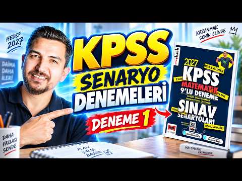 KPSS SENARYO DENEMELERİ-DENEME 1-İlyas Güneş