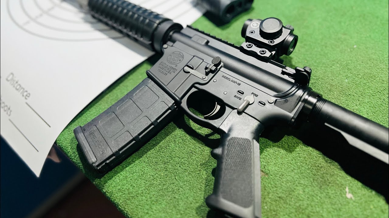 Smith and Wesson 5.56 caliber test fire - YouTube