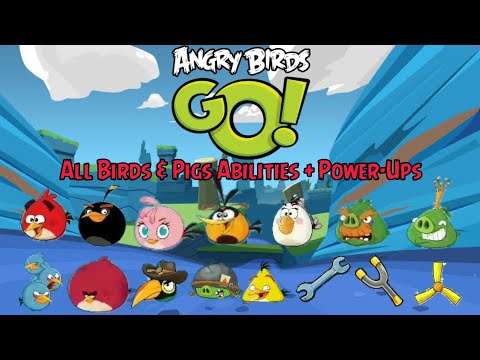 Angry Birds Go - All Birds & Pigs + Power-Ups Gameplay - YouTube