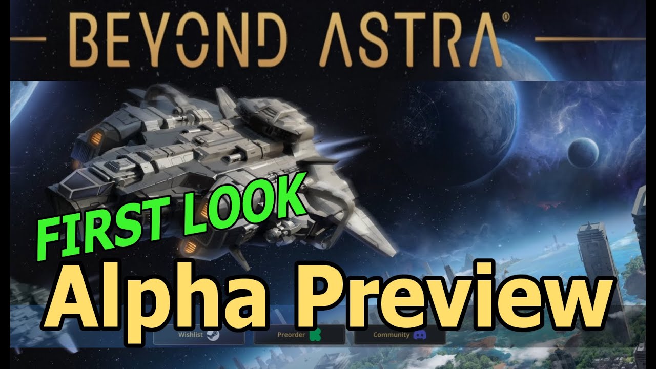 First Look Demo | Beyond Astra (real-time 4X sci-fi grand strategy game ...