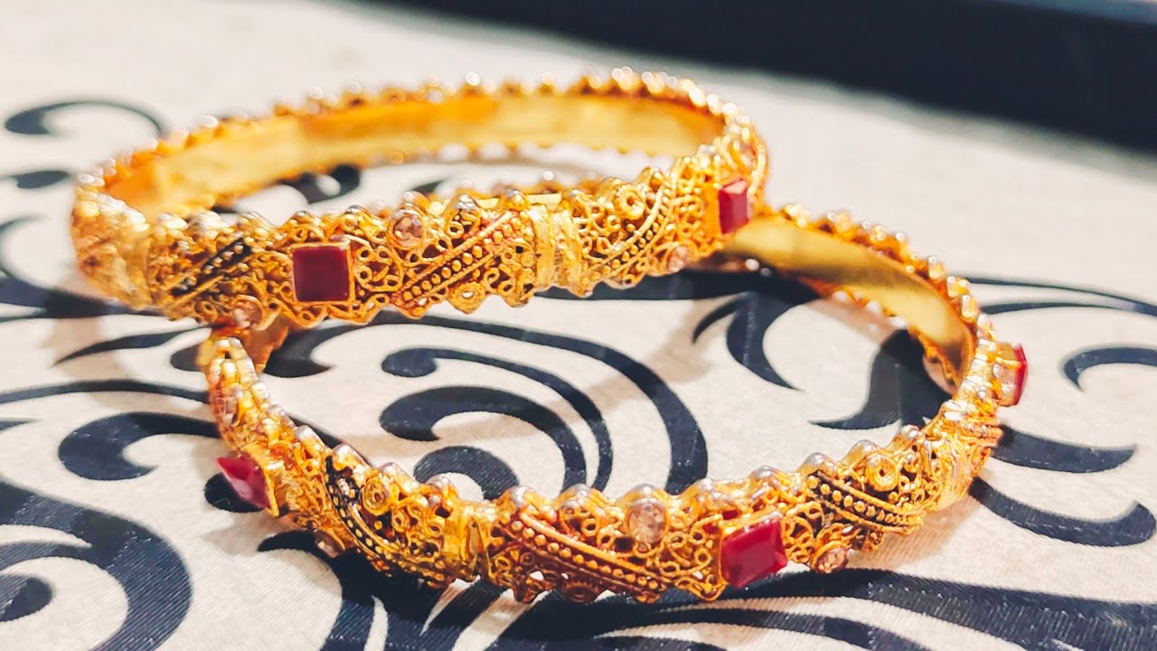 How To Make Casting Bangles Design//Latest Casting Design/Trending Gold ...