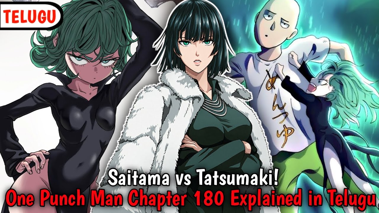 Saitama vs Tatsumaki!One Punch Man Chapter 180 Explained in Telugu ...