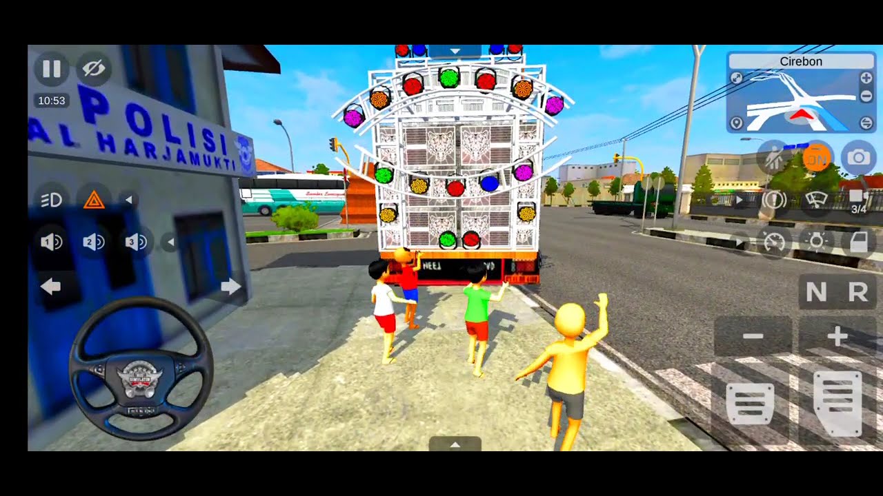 बच्चों ने पार्टी में डीजे बुला लिया || Big DJ Truck Game || Bus ...