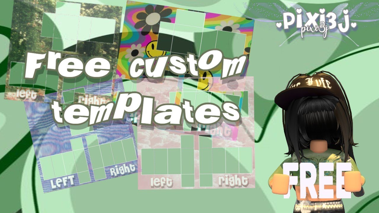 Roblox//Free custom templates//pixi3j - YouTube