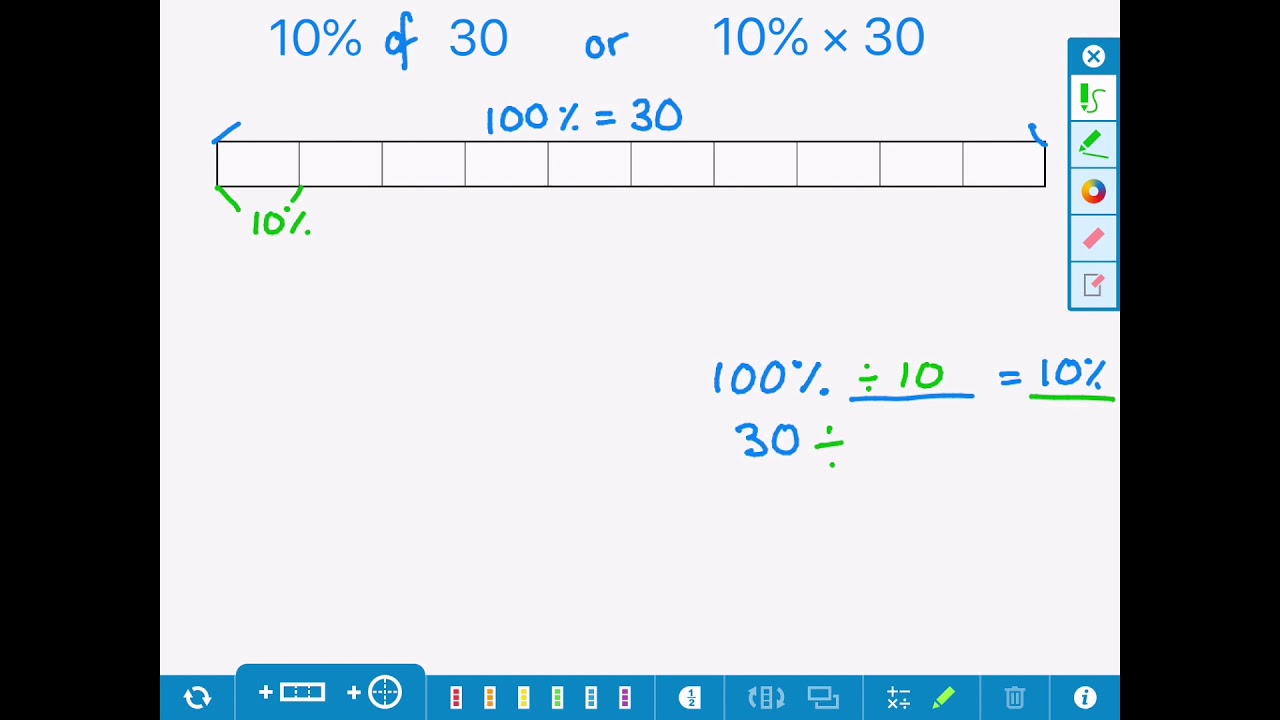 Percentages - Calculating 10% of an amount - YouTube