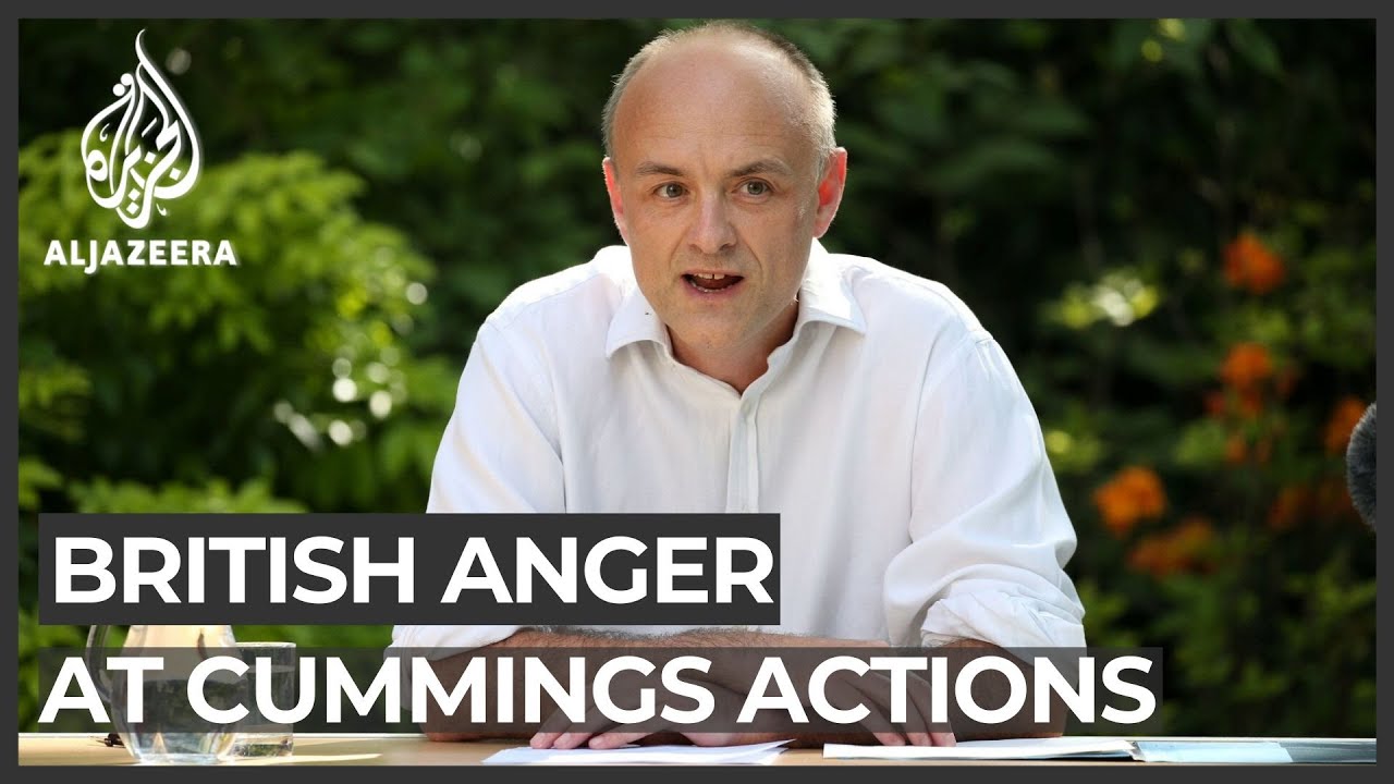 Dominic Cummings fuels British anger after flouting lockdown - YouTube
