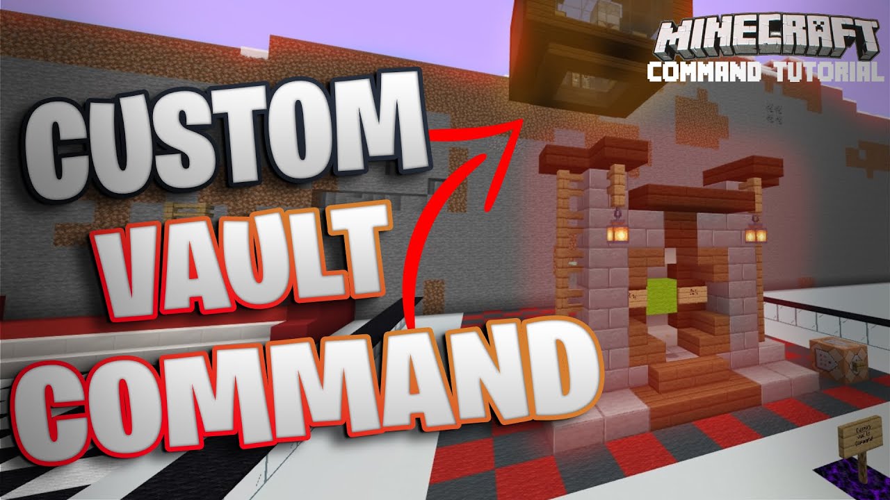 Minecraft: Custom VAULTS COMMAND For Servers! | PS4/Xbox Edition Command Tutorial - YouTube