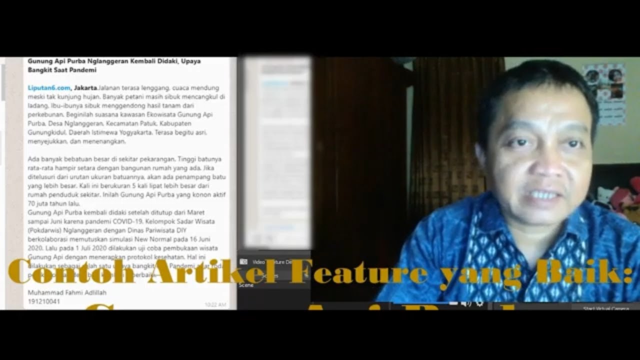 Contoh Artikel Feature yang Baik 1 - YouTube