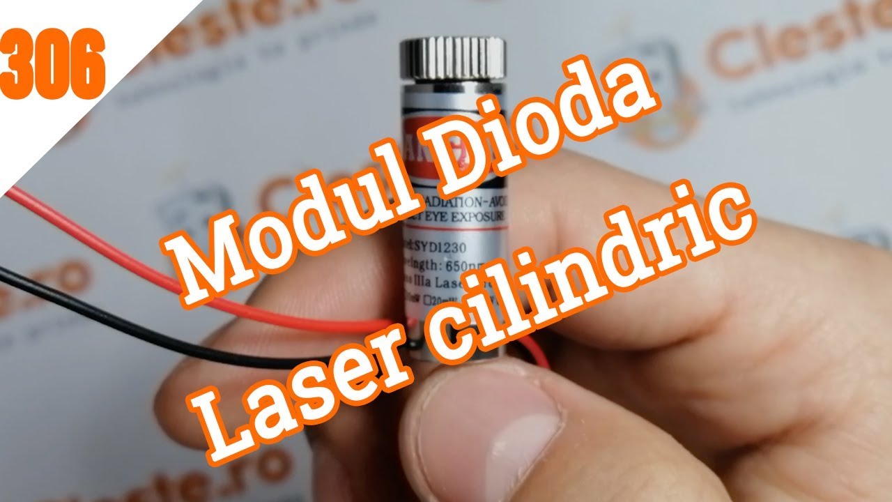 Modul Dioda Laser cilindric MXD1230 - YouTube