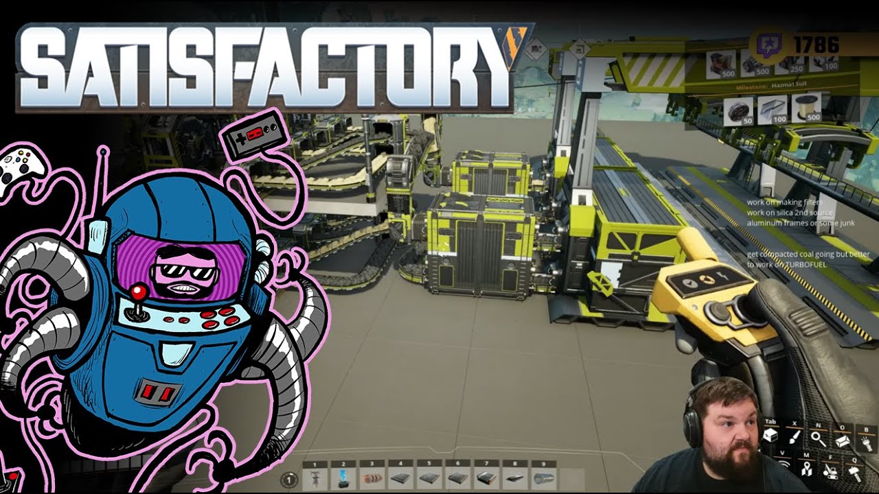 Compacted Coal on the road to TURBOFUEL | Satisfactory - YouTube