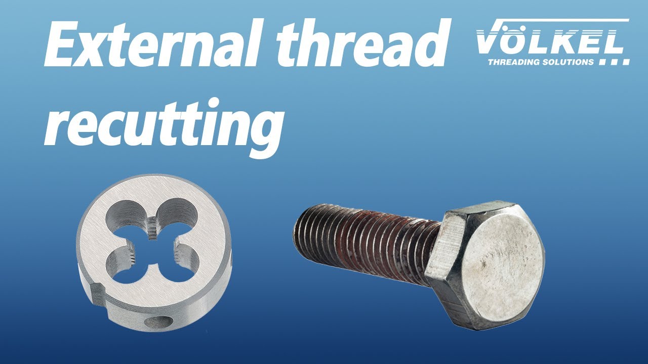 External thread recutting - Why does chip removal occur? - YouTube