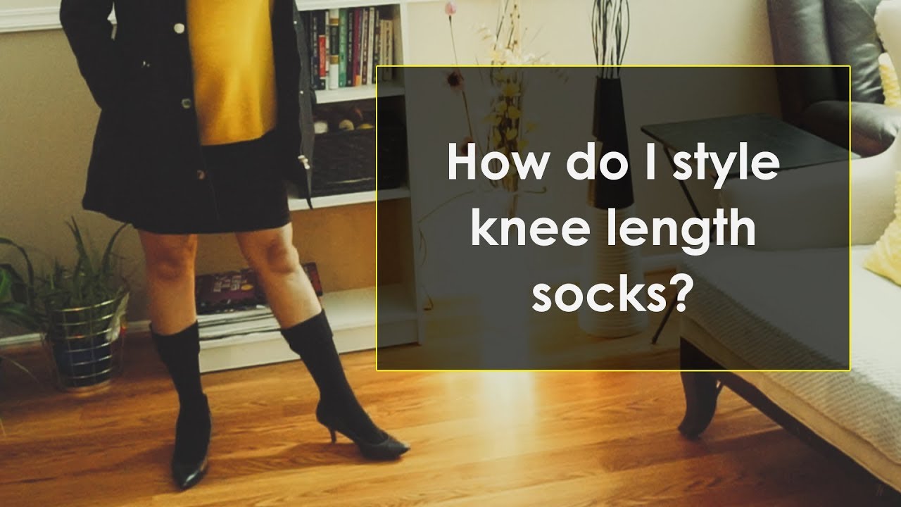 How do I style knee length socks? | Akanksha - YouTube