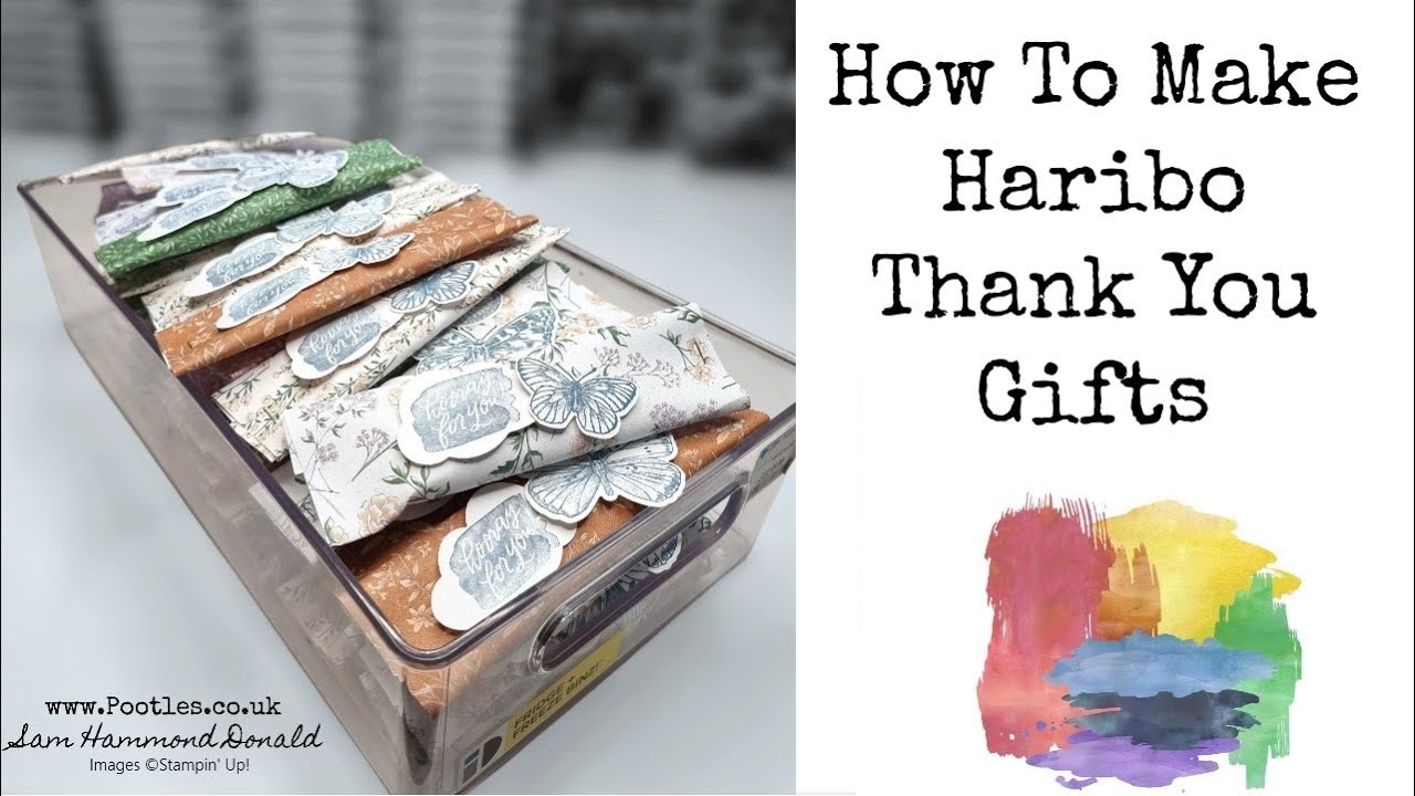 How To Make Haribo Thank You Gifts - YouTube