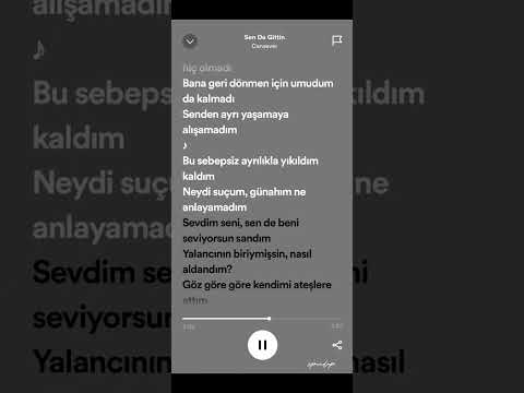 Cansever-Sende gittin speed up