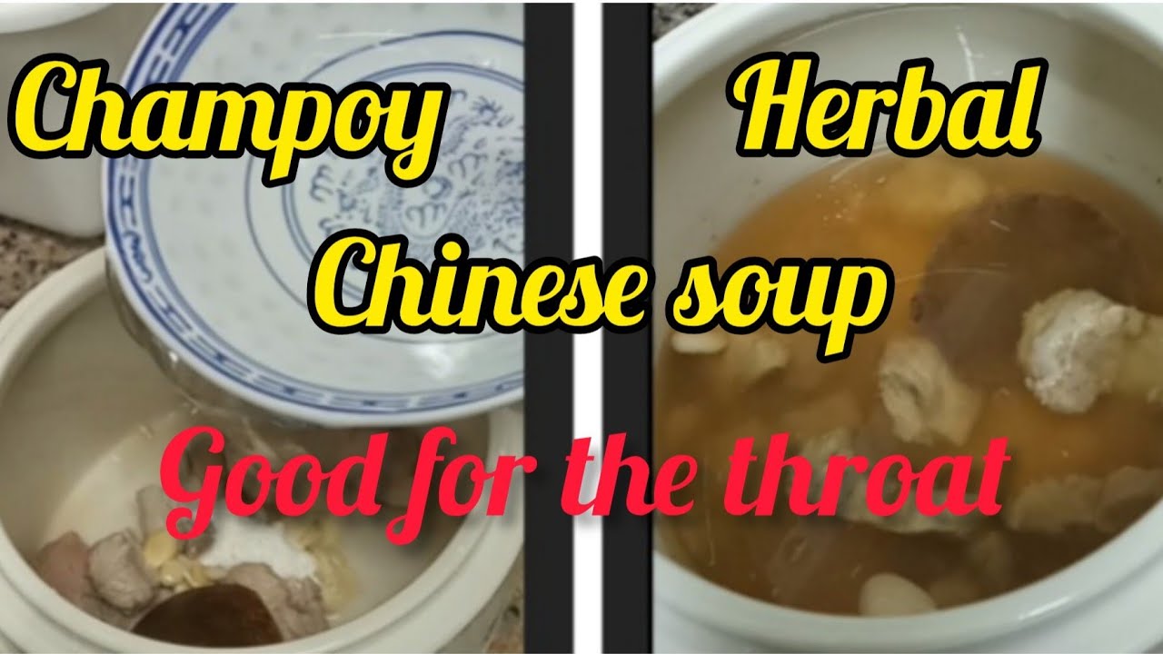 how to cook Champoy soup #herbal chinese soup #Merle Merle - YouTube