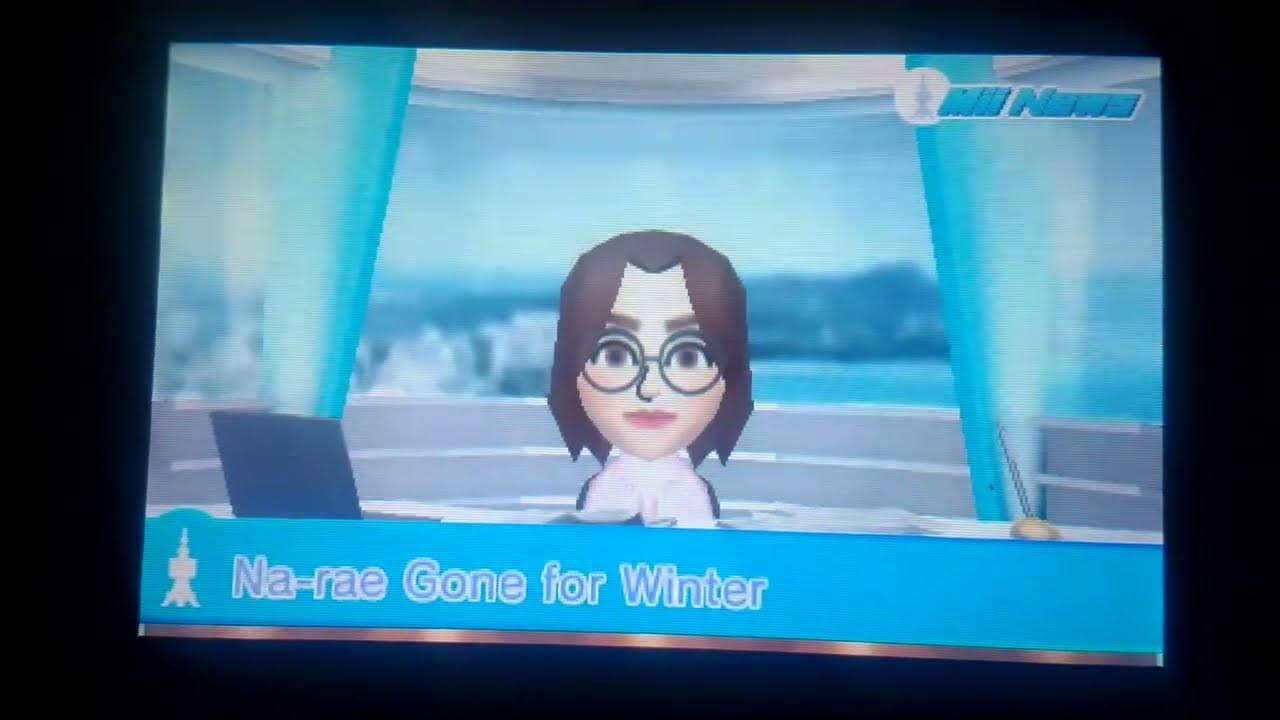 Tomodachi Life - Mii News - Na-rae Gone for Winter - YouTube