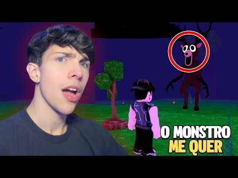 JOGUEI O 99 NOITES NA FLORESTA! O MONSTRO ME QUER! 😱 - Roblox