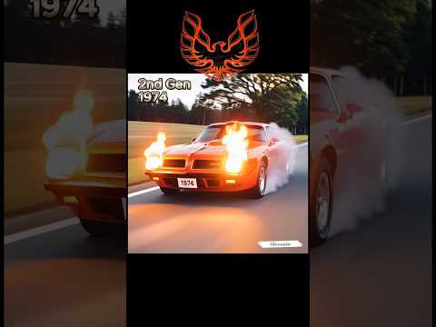 Pontiac Firebird Evolution (1967-2002)