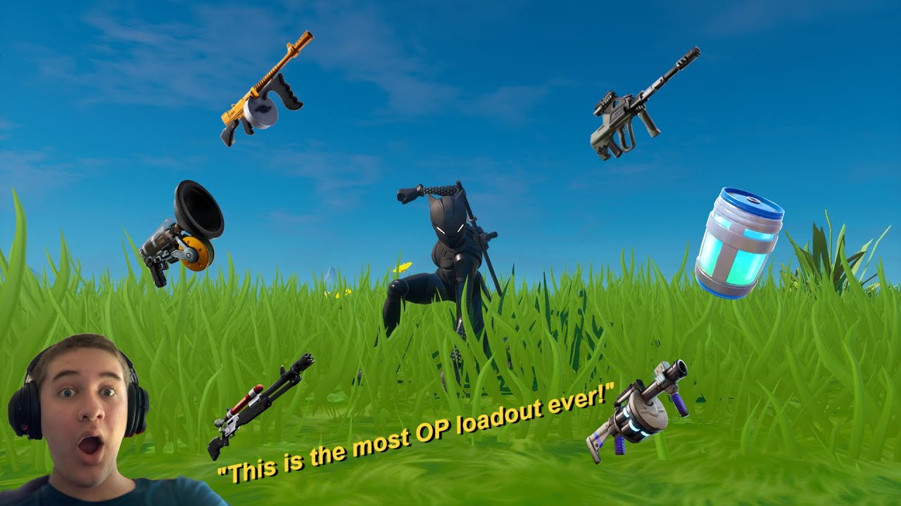 Getting EVERY MYTHIC WEAPON in Fortnite! (very OP) - YouTube