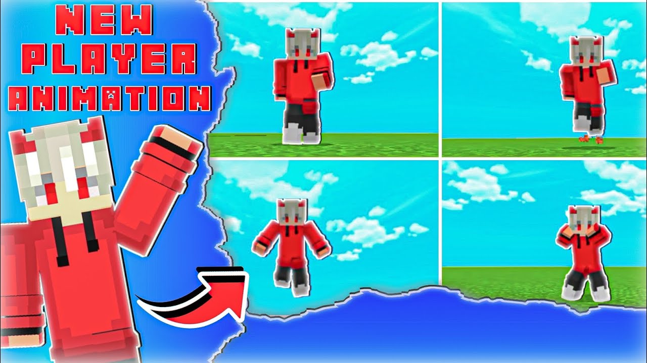 100% Realistic Player Animation Addon For Minecraft Pe 1.19 - YouTube