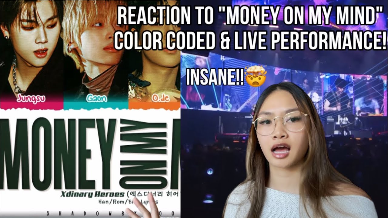 THEY’RE CRAZY!! Xdinary Heroes “Money on my Mind” color coded & concert reaction!! - YouTube
