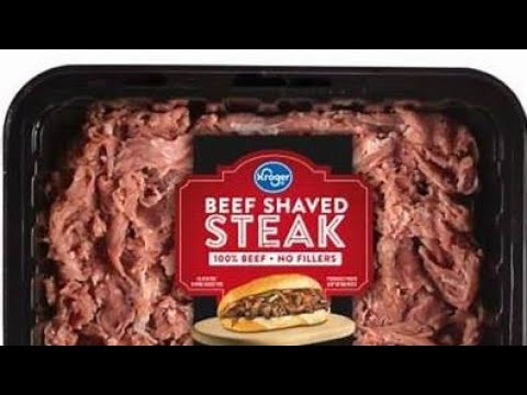 Kroger® Beef Shaved Steak, 14 oz - Kroger - YouTube