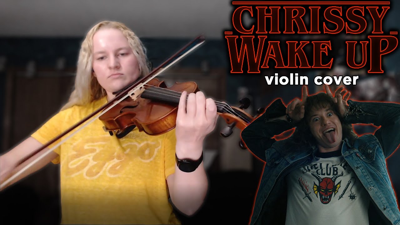 chrissy, wake up - violin cover - stranger things + sheet music - YouTube