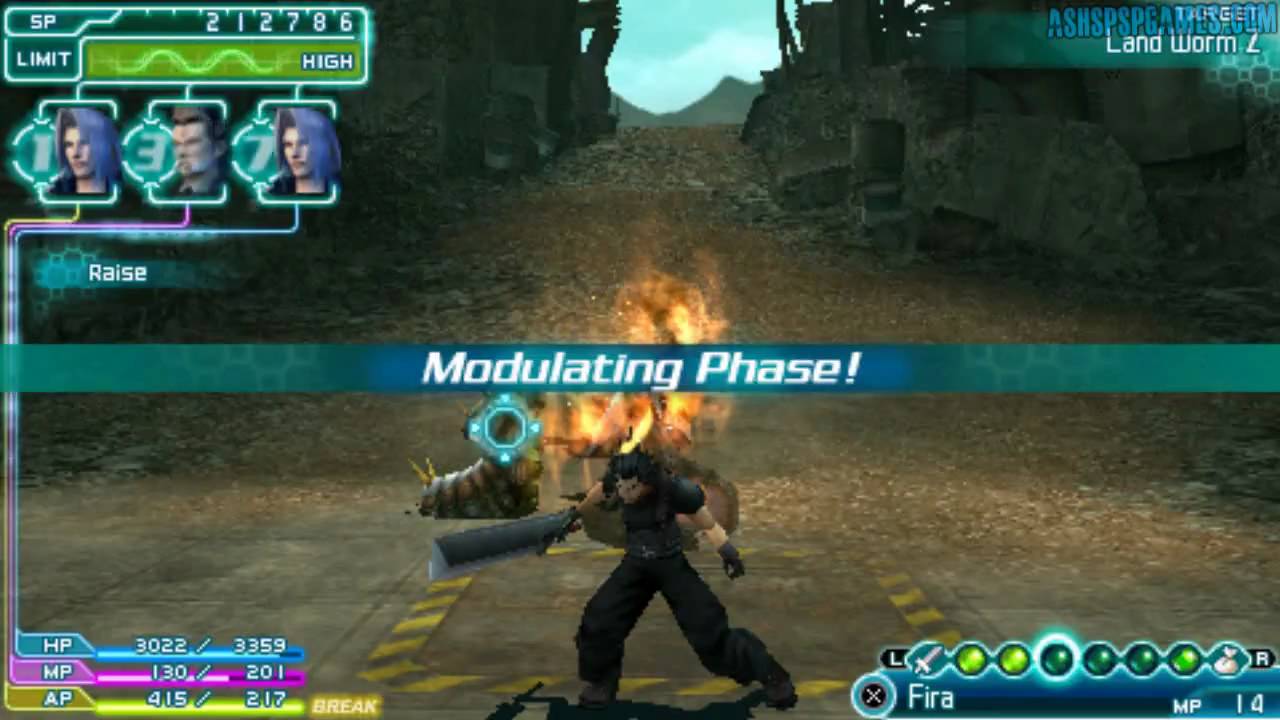 Crisis Core: FF7 [PSP] - Part 48: Gongaga Reactor, Hollander Fight ...