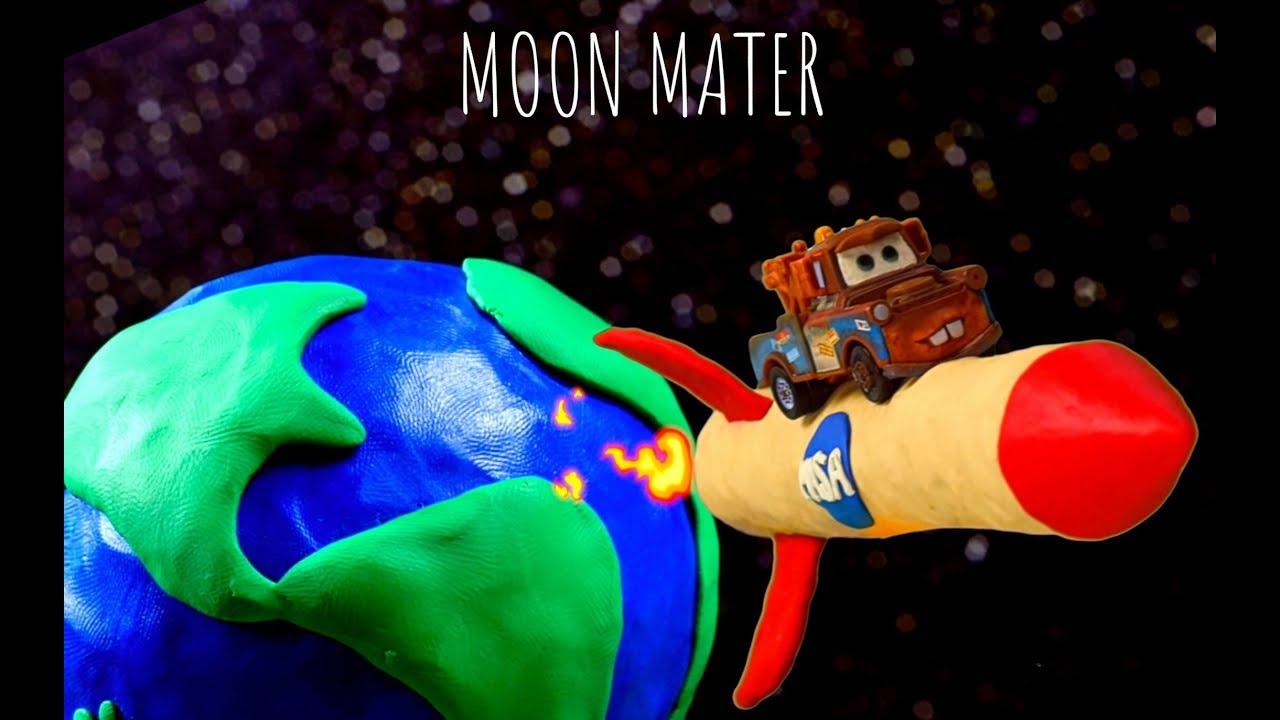 Mater Shoots to the Moon on his own personal Rocket CARS Tall Tales MOON MATER - YouTube