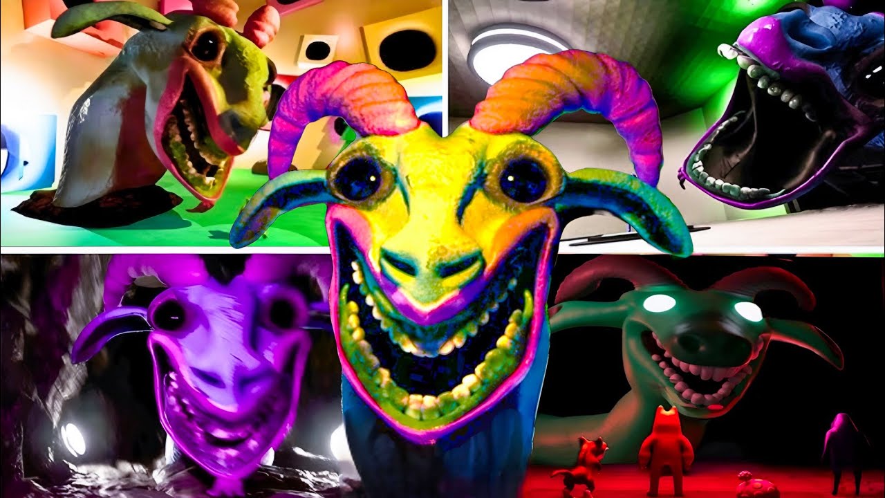 All Ramamba Jumpscare and Scene - Garten of Banban 0 - YouTube