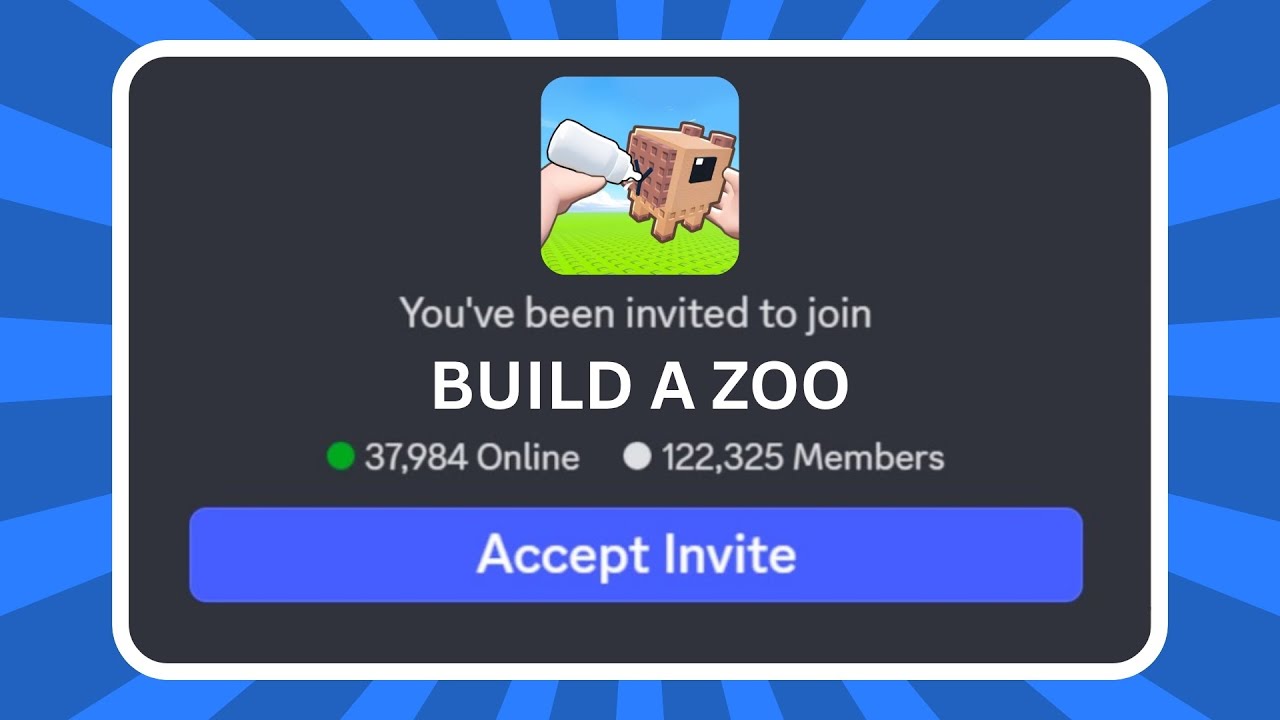 How to Join BUILD A ZOO Discord Server - YouTube