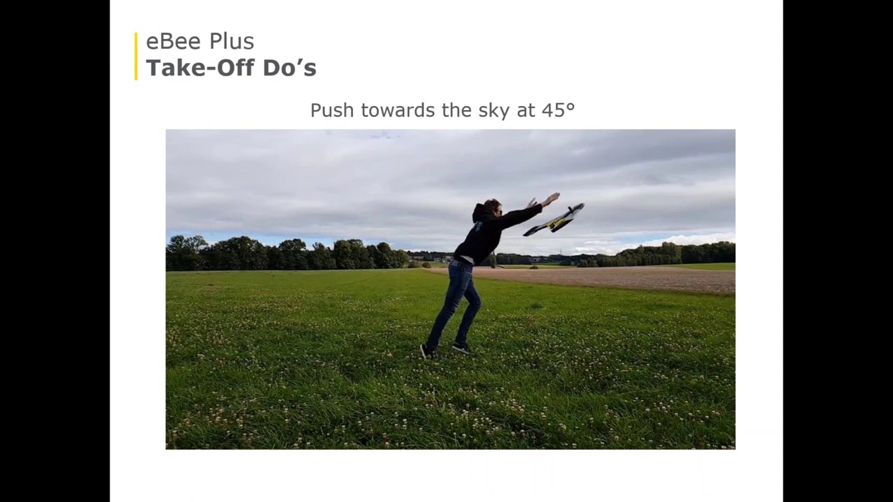 eBee Plus - Launch Technique Do's & Don't's - YouTube