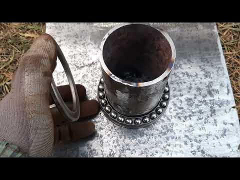 Башня подъемного крана и поворотный механизм - YouTube