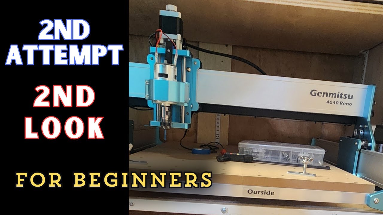 Testing the Genmitsu 4040 RENO CNC: Another real use and results - YouTube
