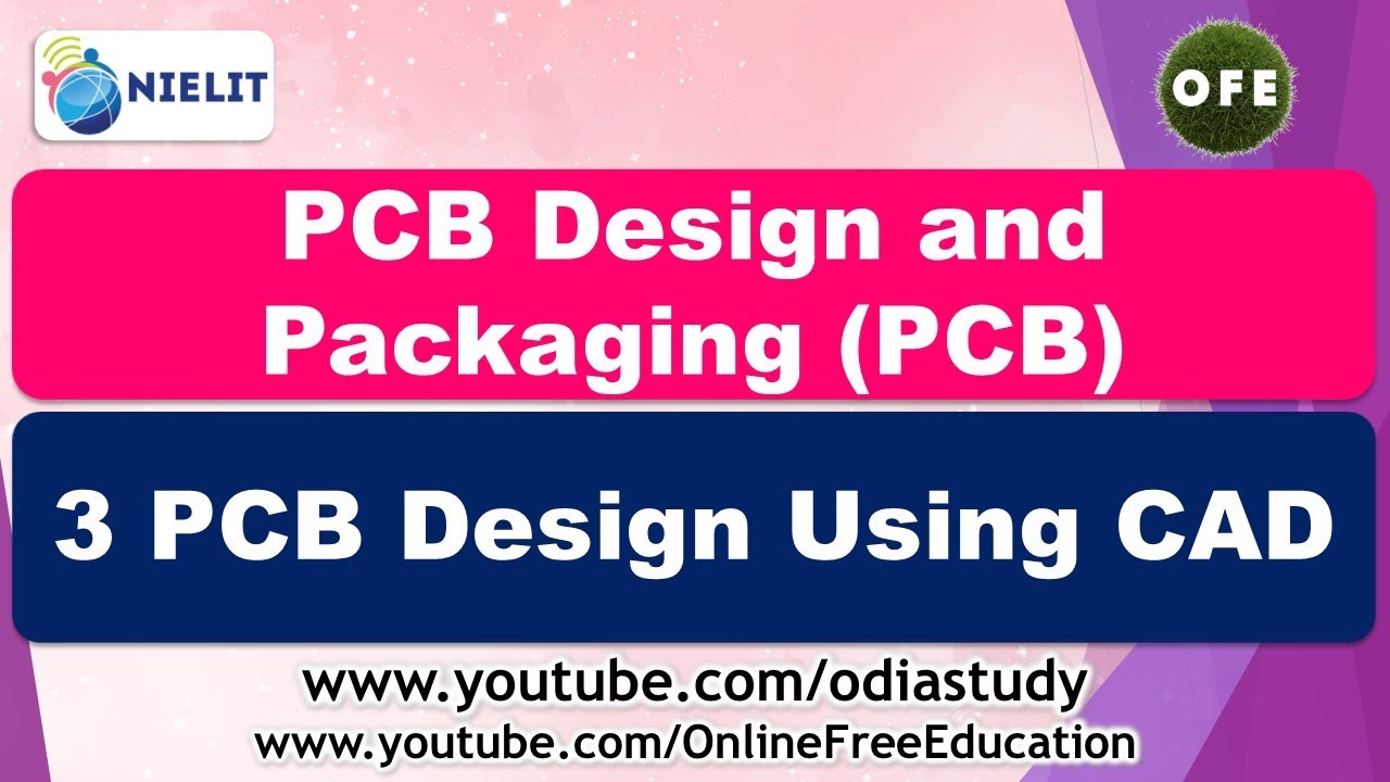 PCB 3 PCB Design Using CAD - YouTube