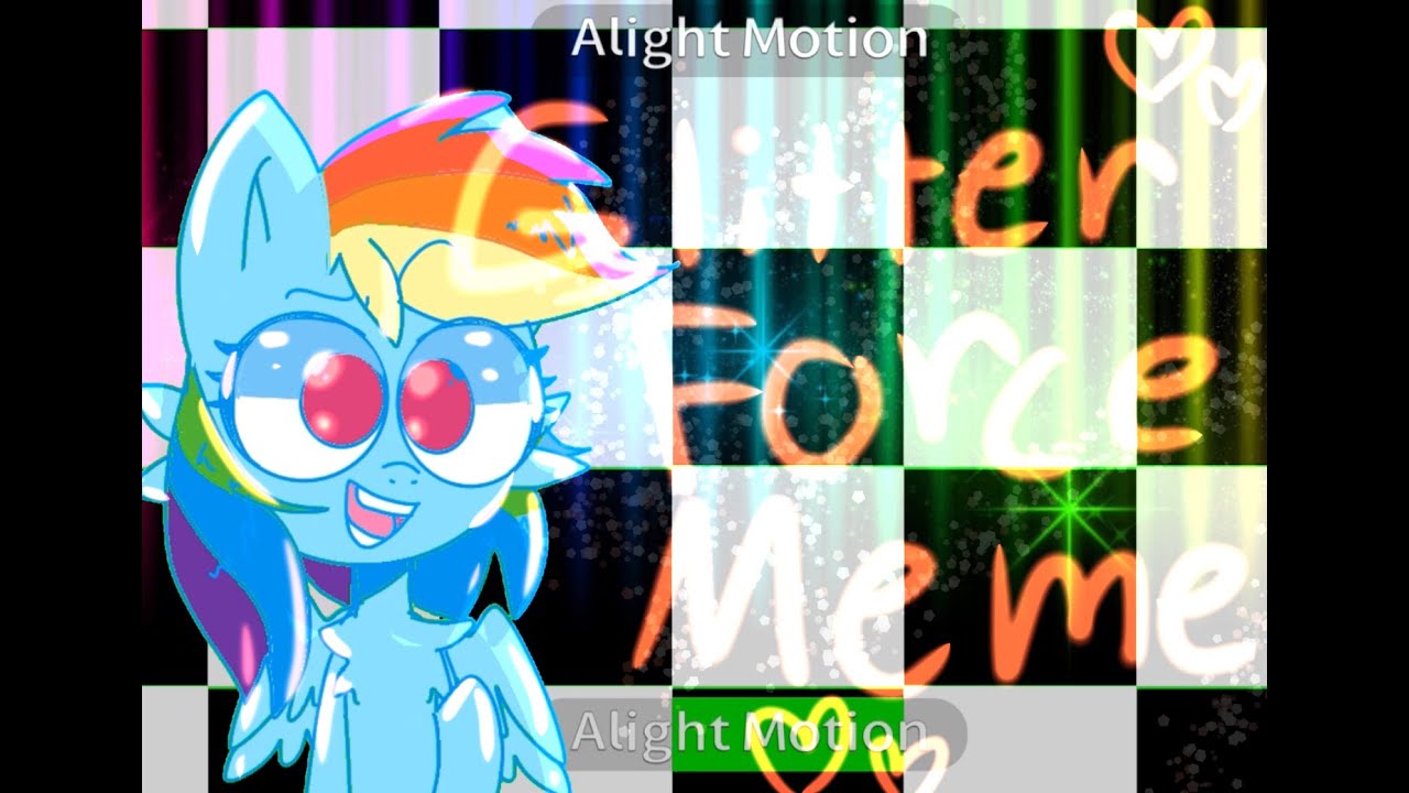 Glitterforce Animation Meme // Mlp // Ft.Rainbow Dash // ⚠️ BLOOD ...