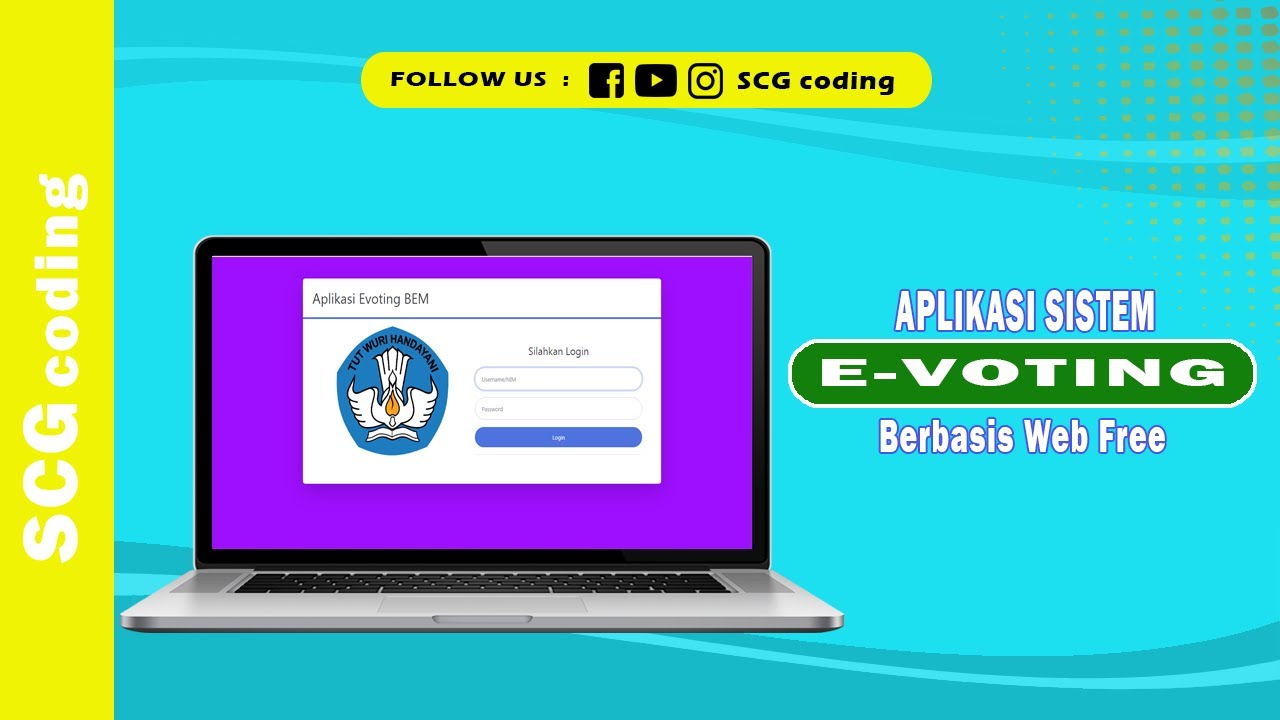 Aplikasi E-voting berbasis web free - YouTube