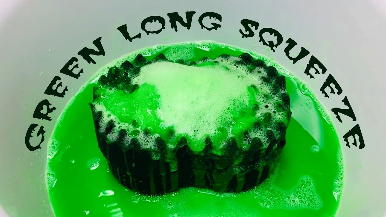 ASMR Sponge 422.Green Long Squeeze - YouTube