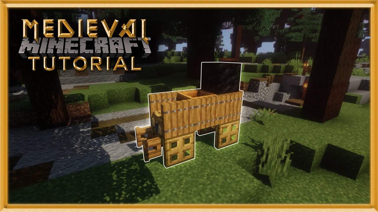 Minecraft Tutorial: Mining Cart - Wagon - YouTube