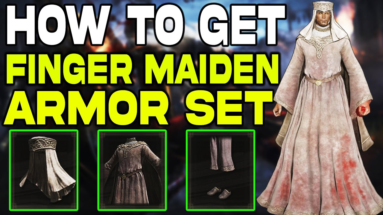 Elden Ring : Armor Set Finger Maide Location Guide! Rare Armor Set ...