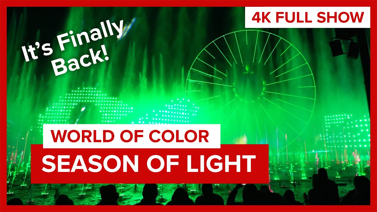 World of Color — Season of Light — Full 4K POV - YouTube