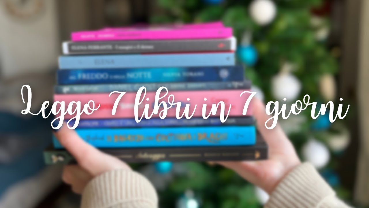 7 libri in 7 giorni | VLOG DI LETTURA - YouTube