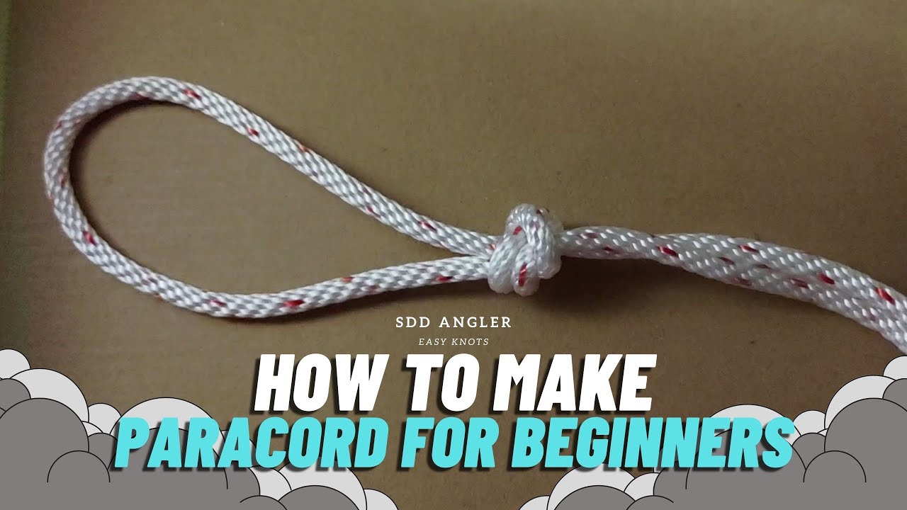 HOW TO MAKE PARACORD FOR BEGINNERS - YouTube