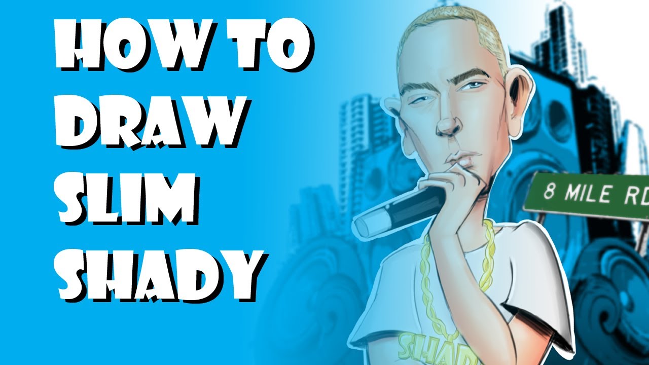 How To Draw Slim Shady - YouTube