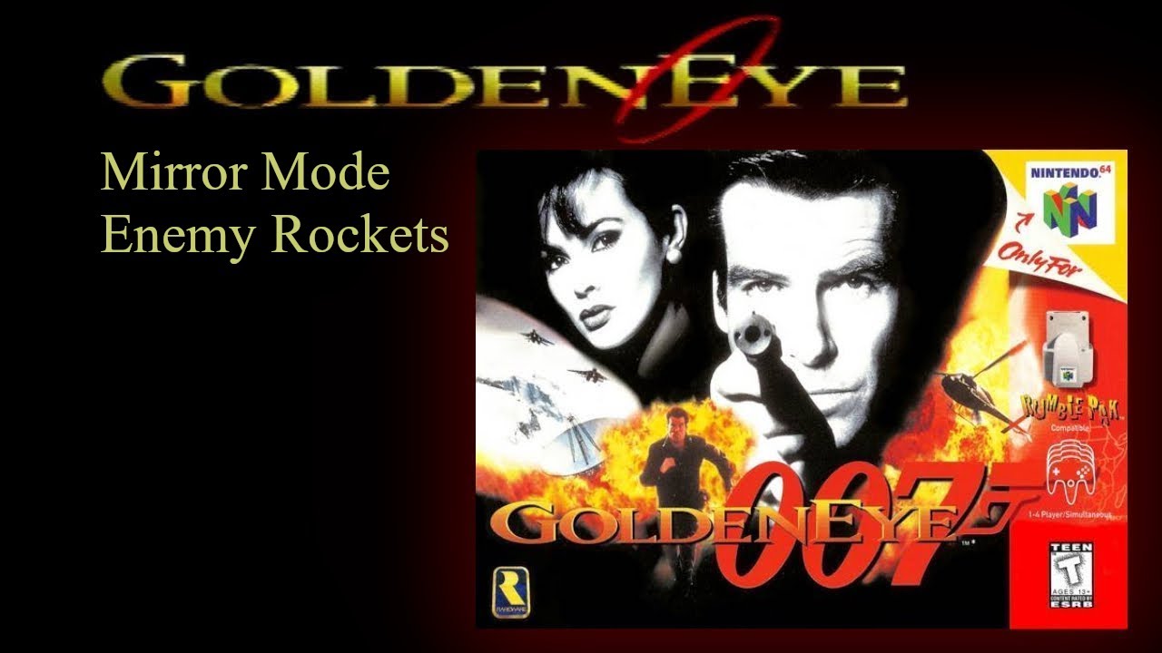 GoldenEye 007 N64: Enemy Rockets + Mirror Mode [00 Agent] [Real N64 ...