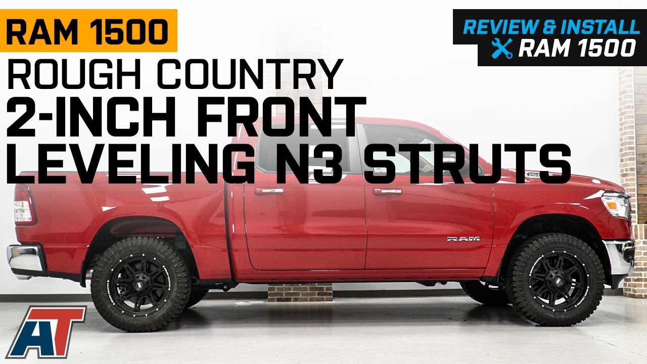 2019-2022 RAM 1500 Rough Country 2-Inch Front Leveling N3 Struts Review ...