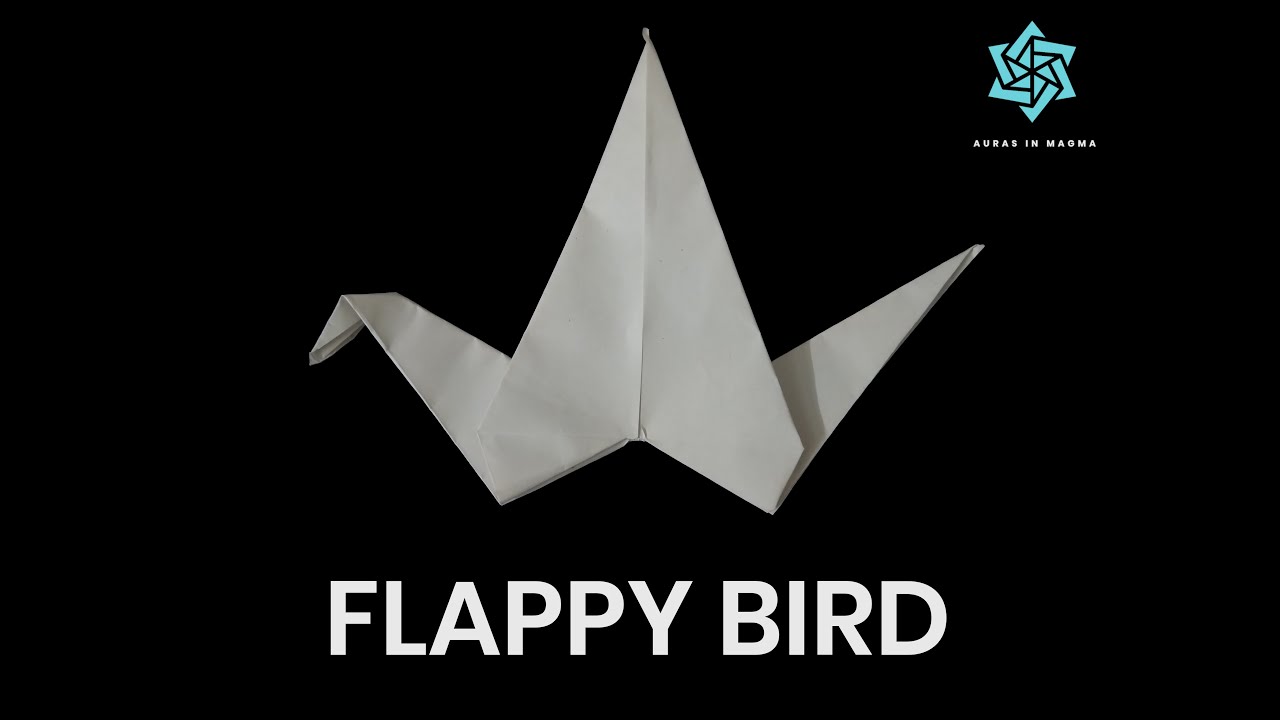 Origami Flappy Bird Tutorial - How to fold an Origami Flappy Bird ...