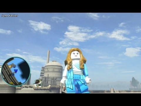 LEGO Marvel Super Heroes - Jane Foster Free Roam Gameplay (Asgard DLC ...